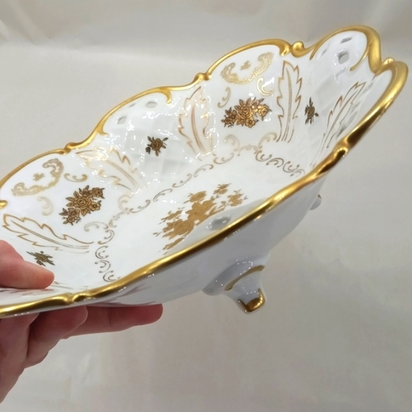 reichenbach | Dining | Set Of Two Antique Reichenbach 22k Gold Fine ...